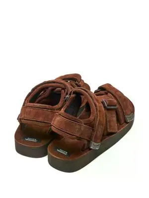Suicoke Kisee Touch-strap Sandals - Brown