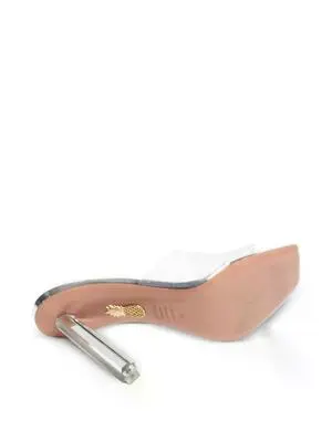 AQUAZZURA Tone Mirror Plexi Sandals