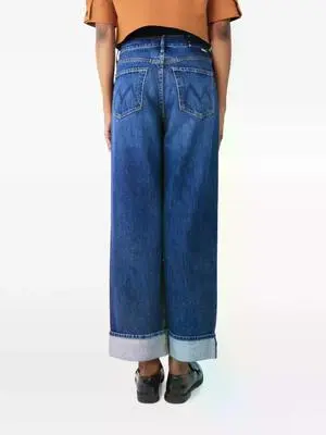 MOTHER Relaxed Fit Turn-up Hem Jeans