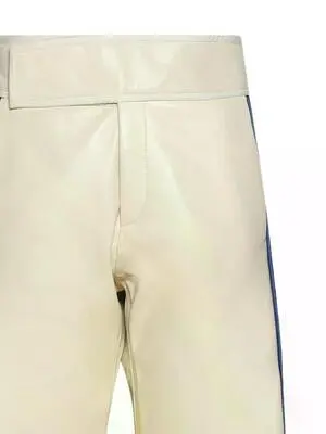 MARKING DISTANCE Leather Trousers - Neutrals