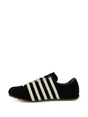 K-Swiss Suede Side Stripe Lace-up Sneakers - Black