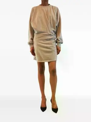 MARANT ETOILE Draped Sweatshirt Dress