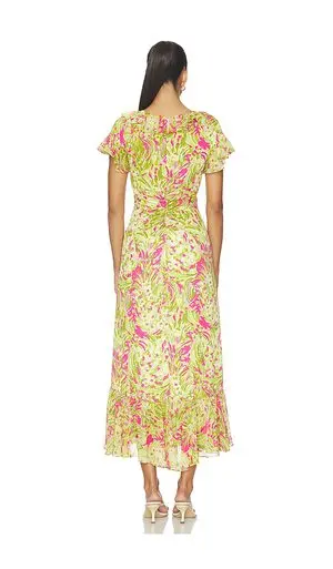 Cinq À Sept Daisy Swirl Ivey Dress