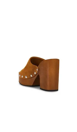 SIMONMILLER Suede Sol Wood Sandal