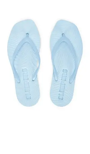 VELOUR Tapered Flip Flop - Blue
