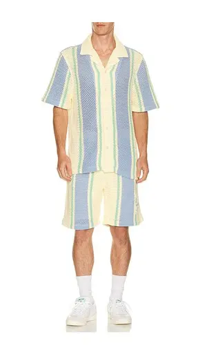 True Religion Knit Stripe Shorts