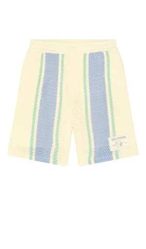 True Religion Knit Stripe Shorts