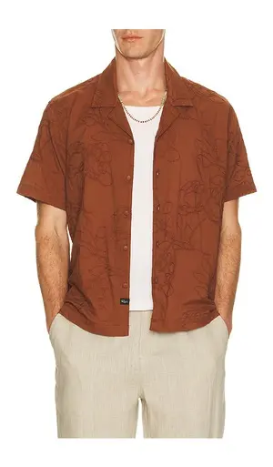 Rails Tyler Short Sleeve Shirt - Brown