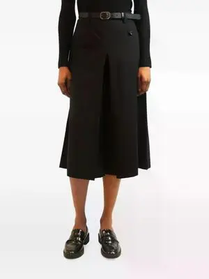 Sea Belted Culottes - Black