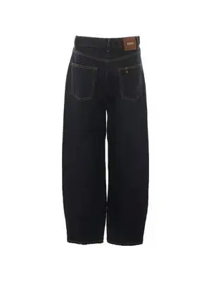Liu Jo Logo Charm Wide-leg Jeans