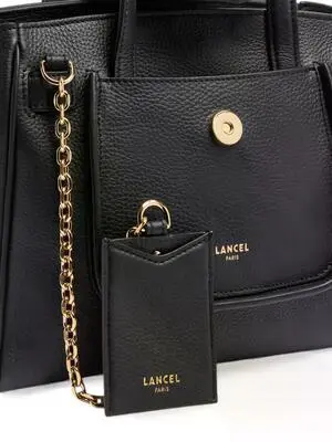 LANCEL Thea Grained Leather Tote Bag - Black