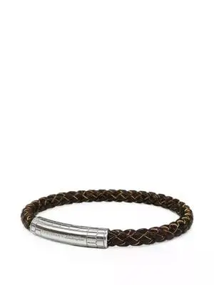Tateossian Lamborghini Braided Leather Bracelet