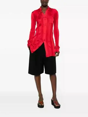 ROT The Queen Ribbed-knit Shirt By