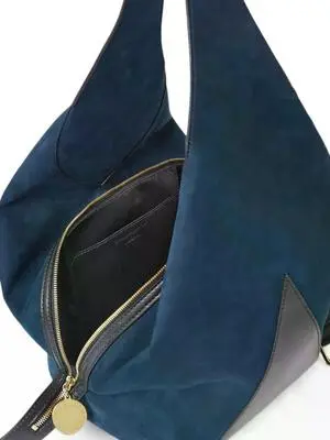 Stella McCartney Triangular-panel Shoulder Bag - Blue