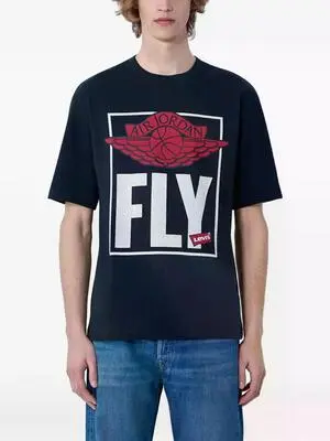 LEVI'S Logo-print Cotton-jersey V-neck T-shirt