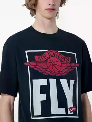 LEVI'S Logo-print Cotton-jersey V-neck T-shirt