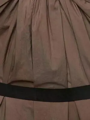 LANVIN Draped Knotted Mini Dress
