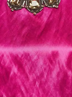 Marni Embellished Satin Mini Dress