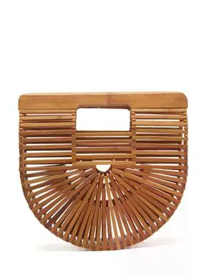 Cult Gaia Mini Ark Clutch Bag - Neutrals