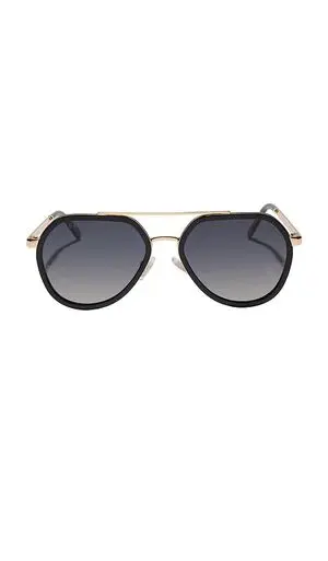 DIFF EYEWEAR Aviator Sunglasses - Black