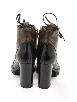 LOUIS VUITTON Star Trail Monogram Ankle Boots - Brown
