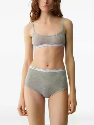 Calvin Klein Logo-waistband High-waist Briefs