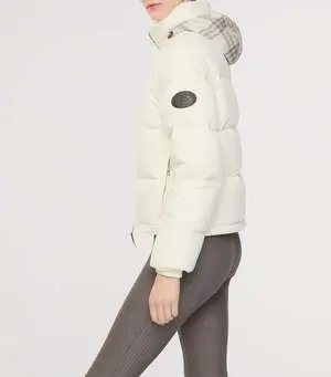 Burberry Cashmere Down Puffer Jacket - White