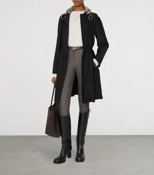 Burberry Hooded Parka With Detachable Hood