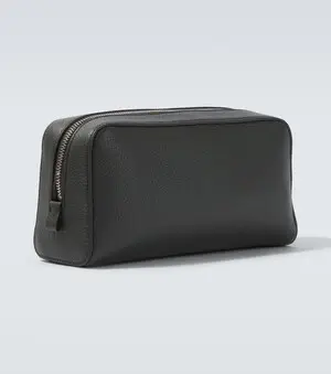 TOM FORD Leather Toiletry Bag - Green