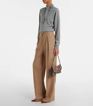 Valentino Garavani Small Embroidered Shoulder Bag