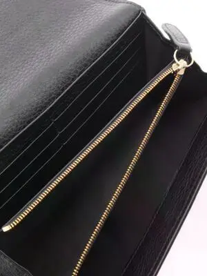 Gucci 2010s Gg Emblem Continental Wallet - Black