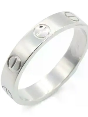 Cartier 18k White Gold Love Ring