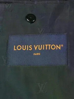 LOUIS VUITTON 2010s Glen Check Blouson Jacket