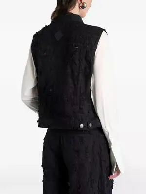 HAIKURE Ryder Bull Destroy Denim Gilet