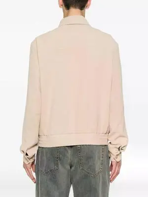 Sandro Seersucker-effect Zip-up Jacket