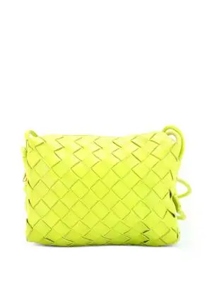 Bottega Veneta Loop Intrecciato Nappa Mini Crossbody Bag - Green