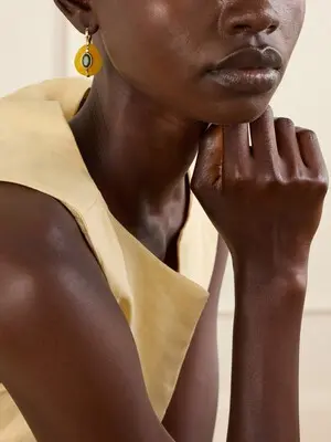 ROXANNE ASSOULIN Gold-tone Crystal Earrings