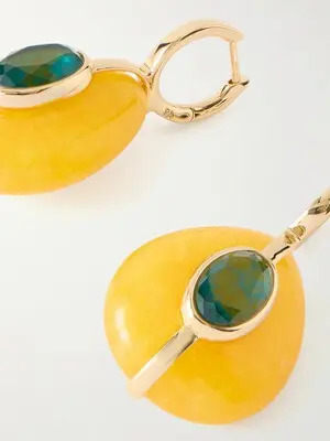 ROXANNE ASSOULIN Gold-tone Crystal Earrings