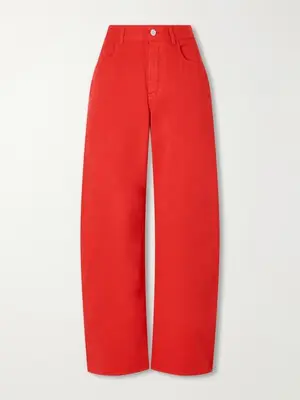 Alaïa Mid-rise Wide-leg Jeans