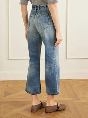 Alaïa Mid-rise Wide-leg Jeans