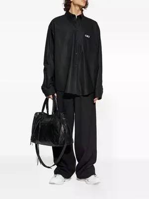 Balenciaga Logo-embroidered Button-down Shirt