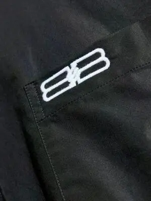 Balenciaga Logo-embroidered Button-down Shirt
