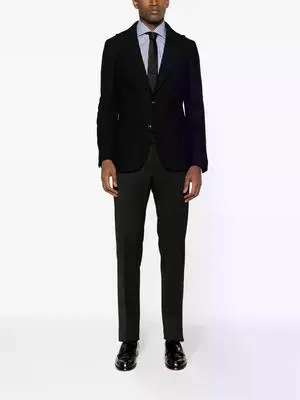PT TORINO Off-centre Buckle Fastening Straight-leg Trousers