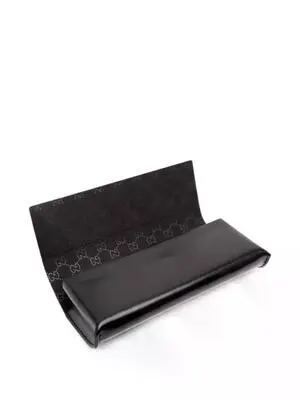 Gucci Oval-frame Sunglasses With Interlocking G Logo
