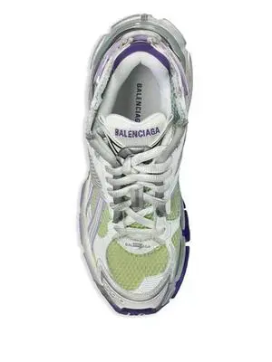 Balenciaga Runner Lace-up Sneakers - Silver