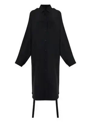 Balenciaga Lace-up Shirt Dress
