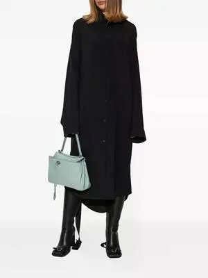 Balenciaga Lace-up Shirt Dress