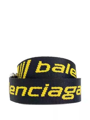 Balenciaga Logo Double Ring Belt