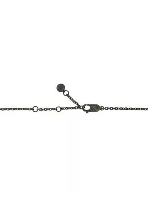 Fendi Logo Square-pendant Necklace