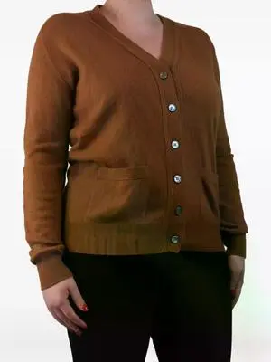 CRIME LONDON V-neck Patch Pocket Cardigan